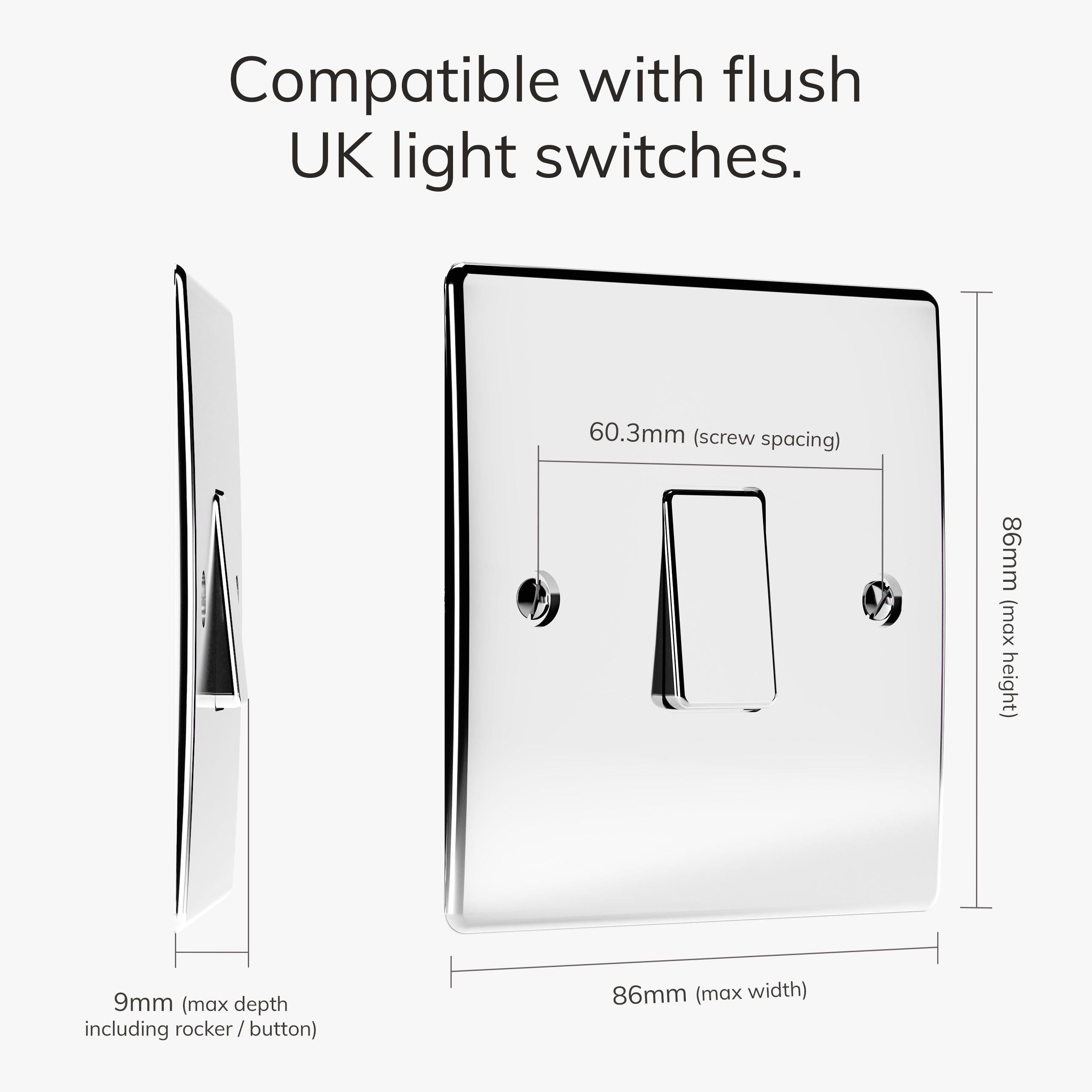 IYOKI® Pro Switch Cover for Philips Hue Dimmer V2, 2-Gang - IYOKI